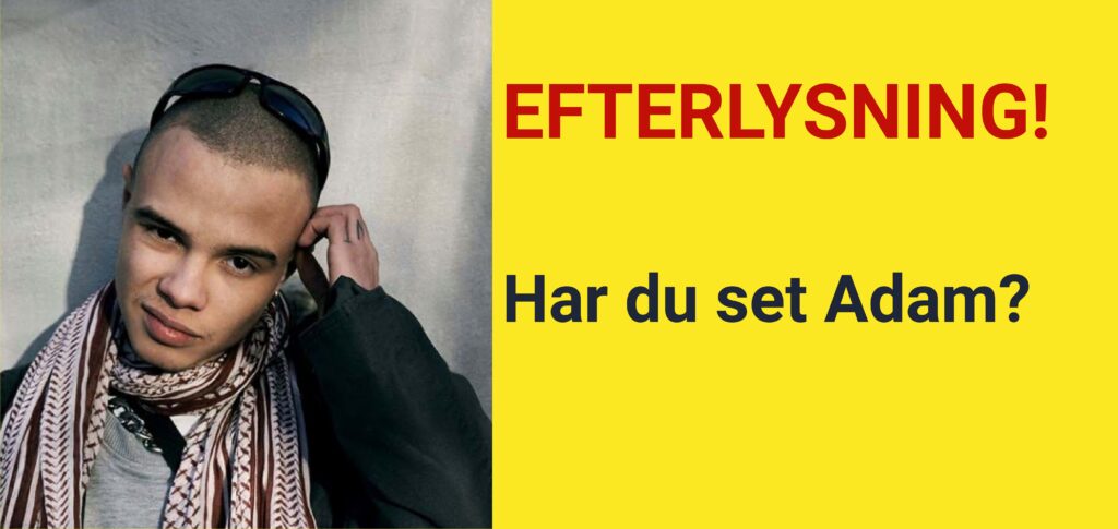 Politiet beder om hjælp: Har du set Adam på 25? - Nyhed24.dk