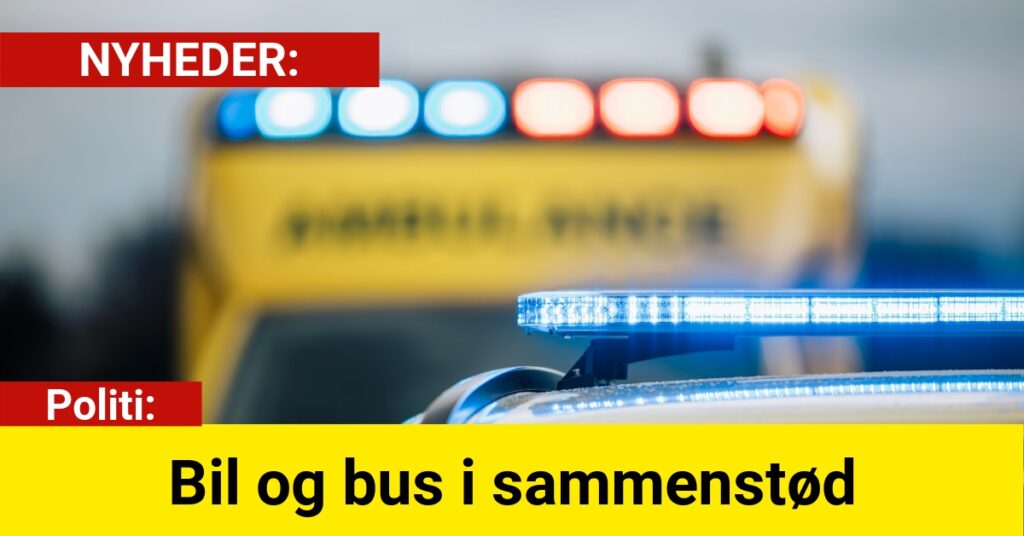 Bil og bus i sammenstød - Nyhed24.dk