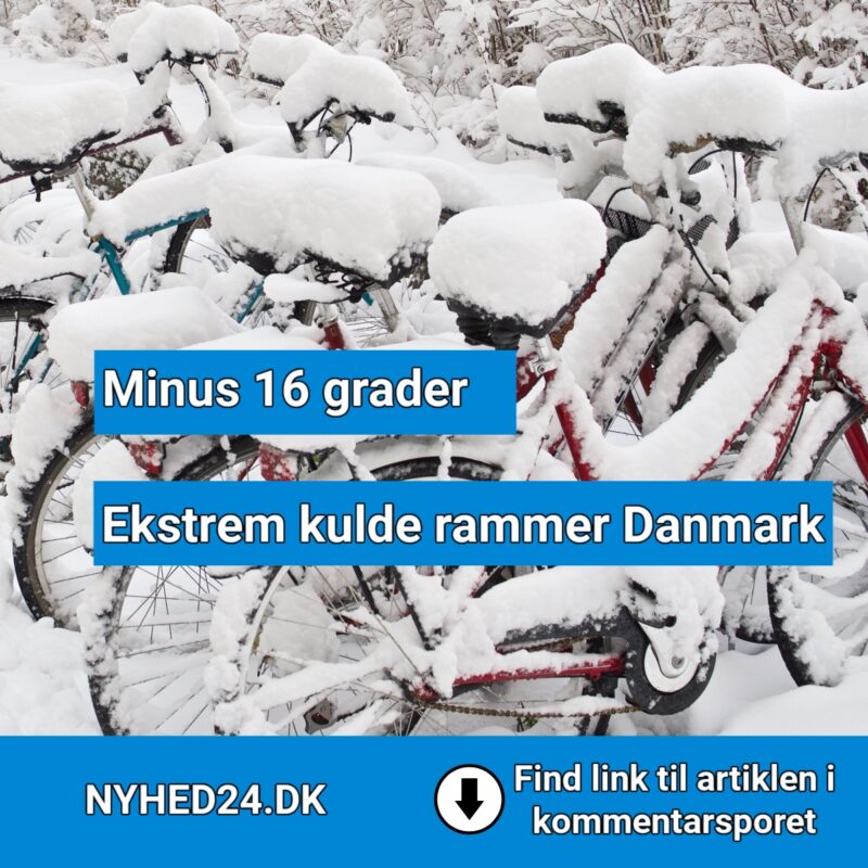 Minus 16 grader: Danmark vågner op i dybfrost - Nyhed24.dk