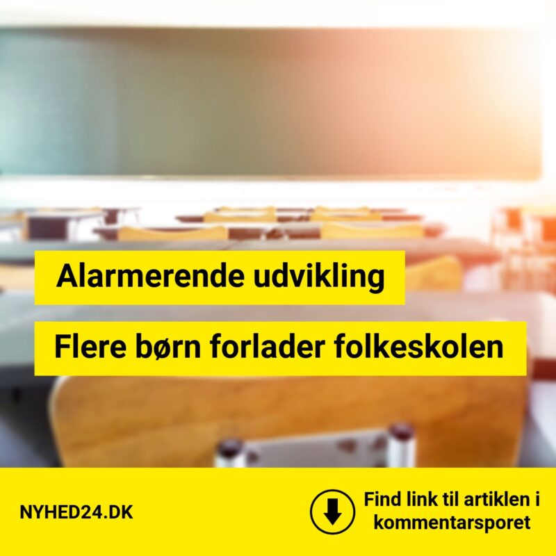 Nye tal chokerer: Hvert fjerde barn er nu væk fra folkeskolen - Nyhed24.dk
